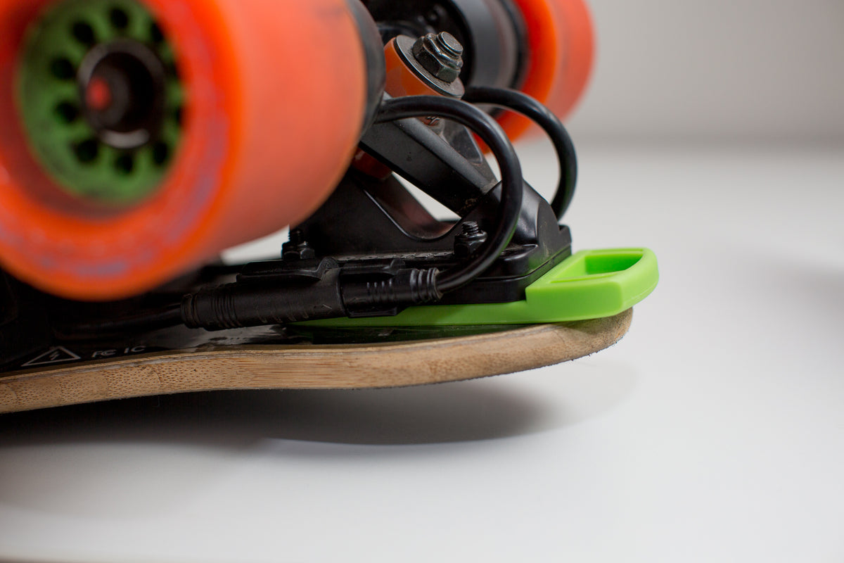 How to Mount Shock Guard with Stock Boosted Risers | Romp Supply